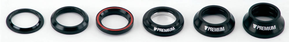 Premium Integrated Sealed Bearing Headsæt (Svart) - Wallride Växjö