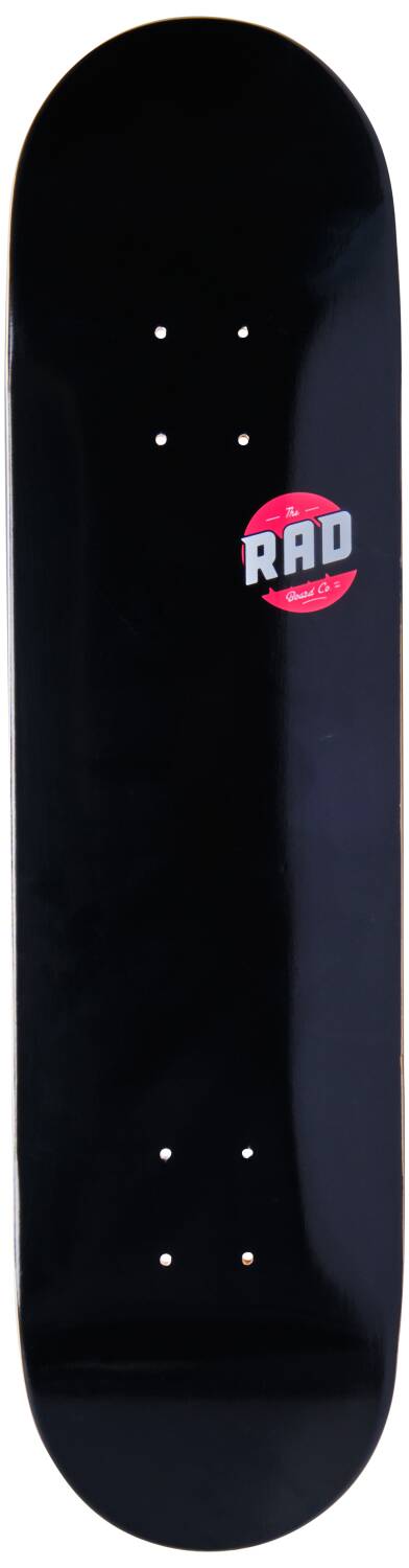 RAD Blank Logo Skateboard Bräda (Svart) - Wallride Växjö